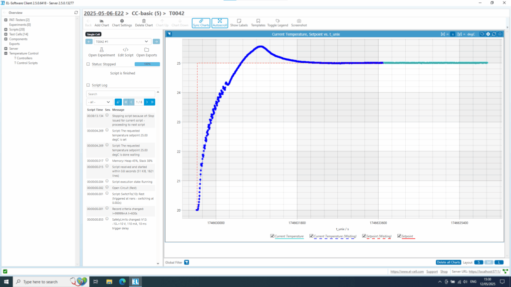 EL-Software for PAT Battery Tester | EL-CELL